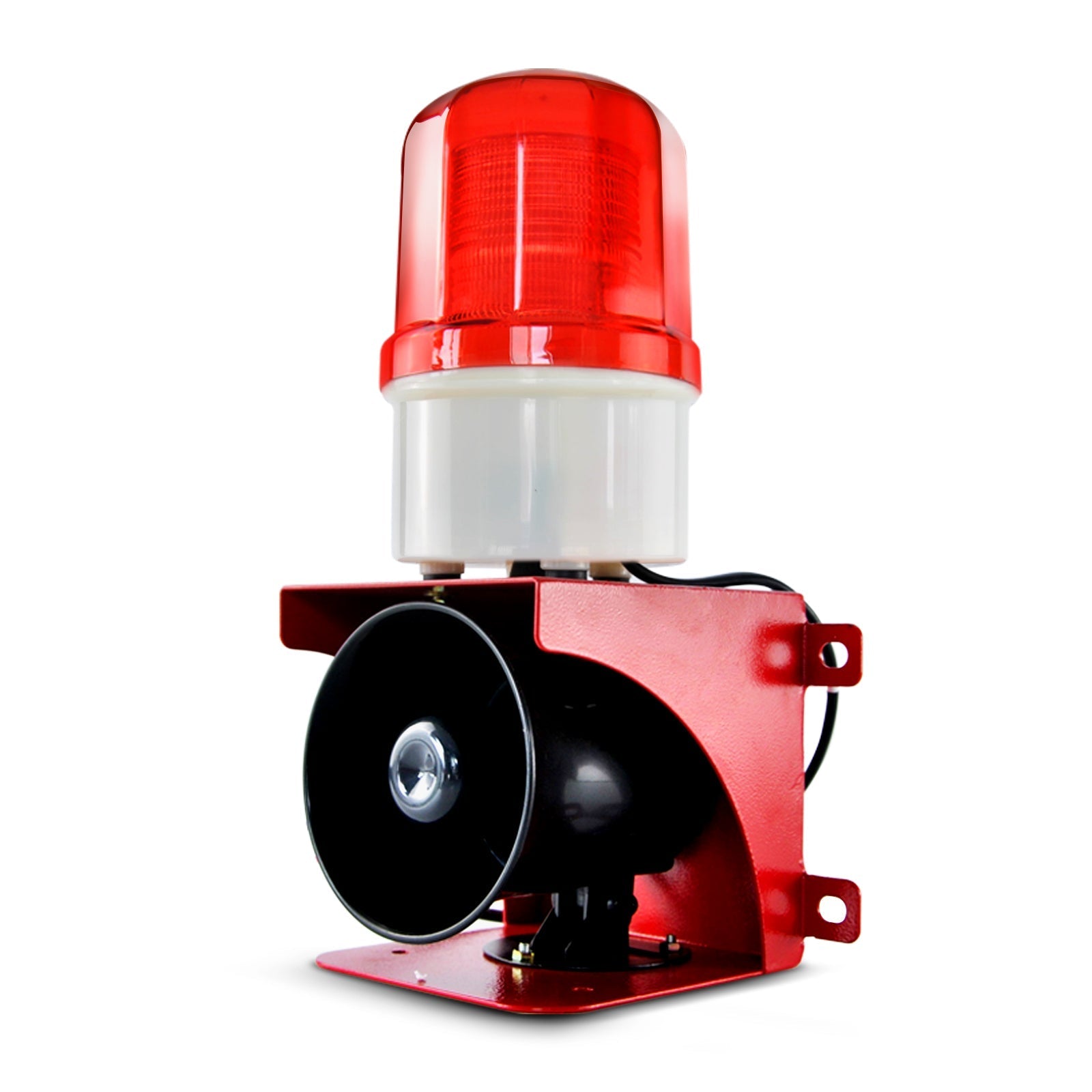 YASONGIndustrial Alarm Siren, LED Strobe Warning Light 110dB Bell Powe ...