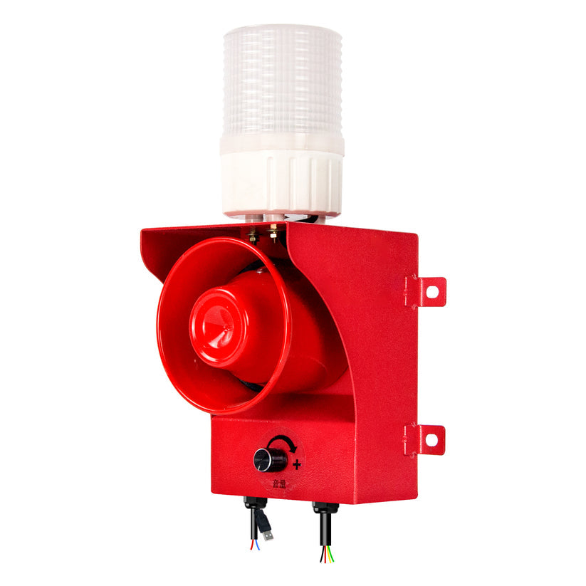 YASONG Dry Contact Signal Triggered Security Siren Waterproof 120dB Re ...