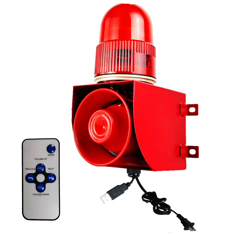 YASONG Motion Sensor Alarm Siren Timed Waterproof Motion Detector Sire ...