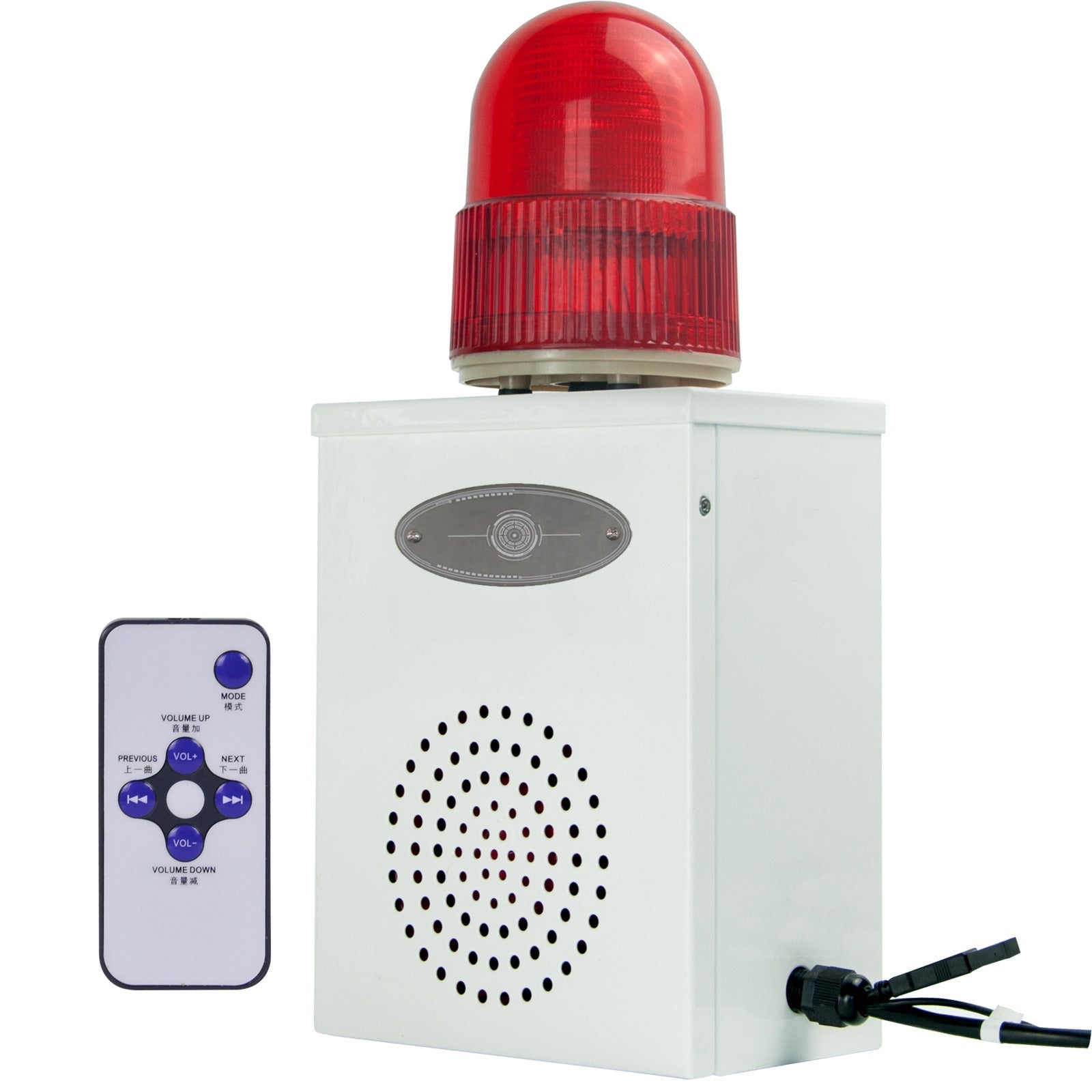 YASONG Industrial Alarm Siren 120dB Siren LED Strobe Warning Light IP5 ...