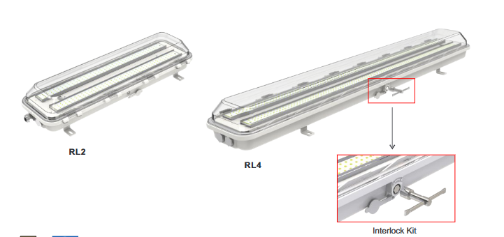 Venas 50W 4ft 6000K AC100-277V, GRP housing+PC cover Non Dimmable Expl ...