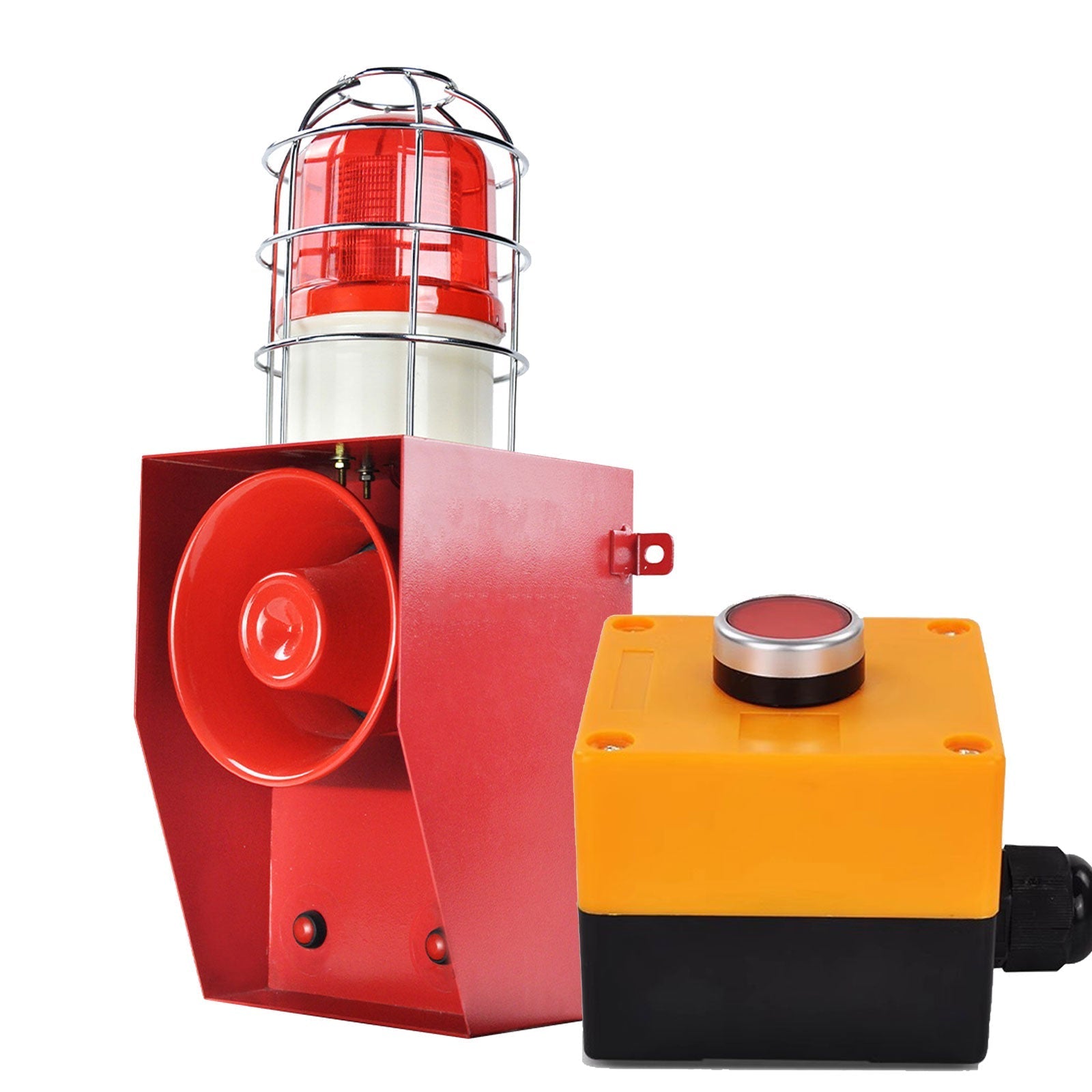 YASONG Anti-Collision One Button Alarm Siren Adjustable 130dB 12 Tones ...