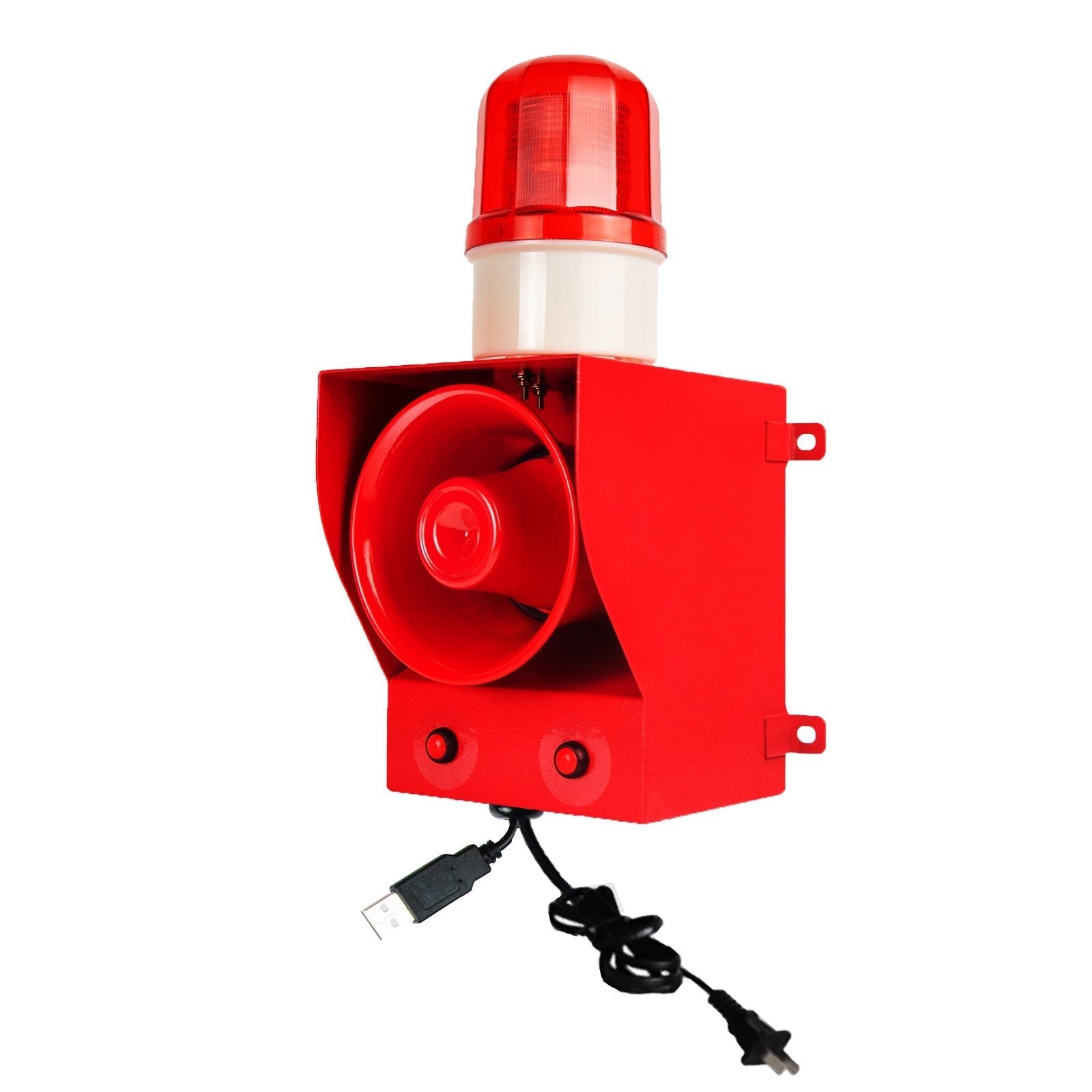 YASONG Security Outdoor ALarm Siren Loud 130dB IP65 Waterproof Adjusta ...