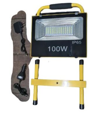Aiko 100W LED Rechargeable Sport Lamp Flood Light | Model : LED-GYRLF1 ...