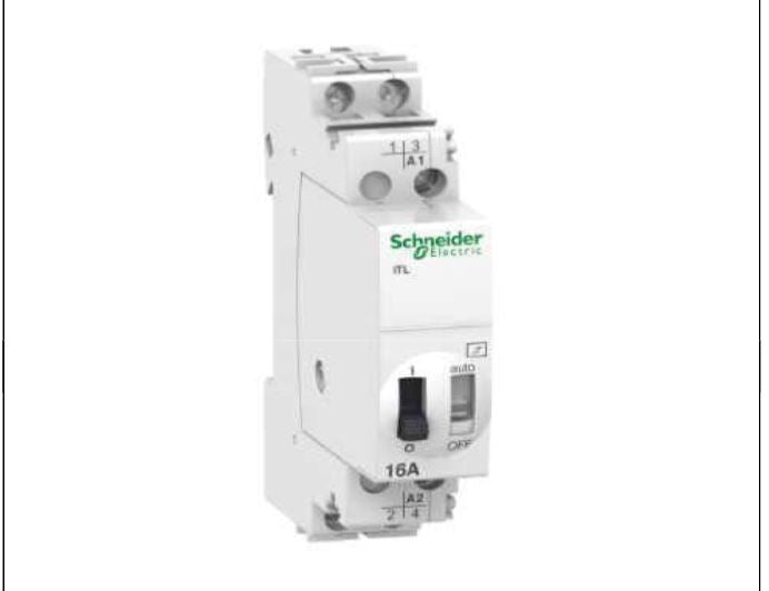 Schneider Electric DIN Rail Power Relay, 110 V dc, 230 → 240V ac Coil ...