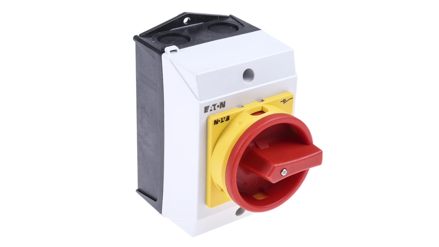 Eaton 3P Pole Surface Mount Non-Fused Switch Disconnector - 20A Maximu ...