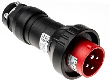 Eaton IP66 Cable Mount 2P + E Power Connector Socket ATEX, Rated At 16 ...