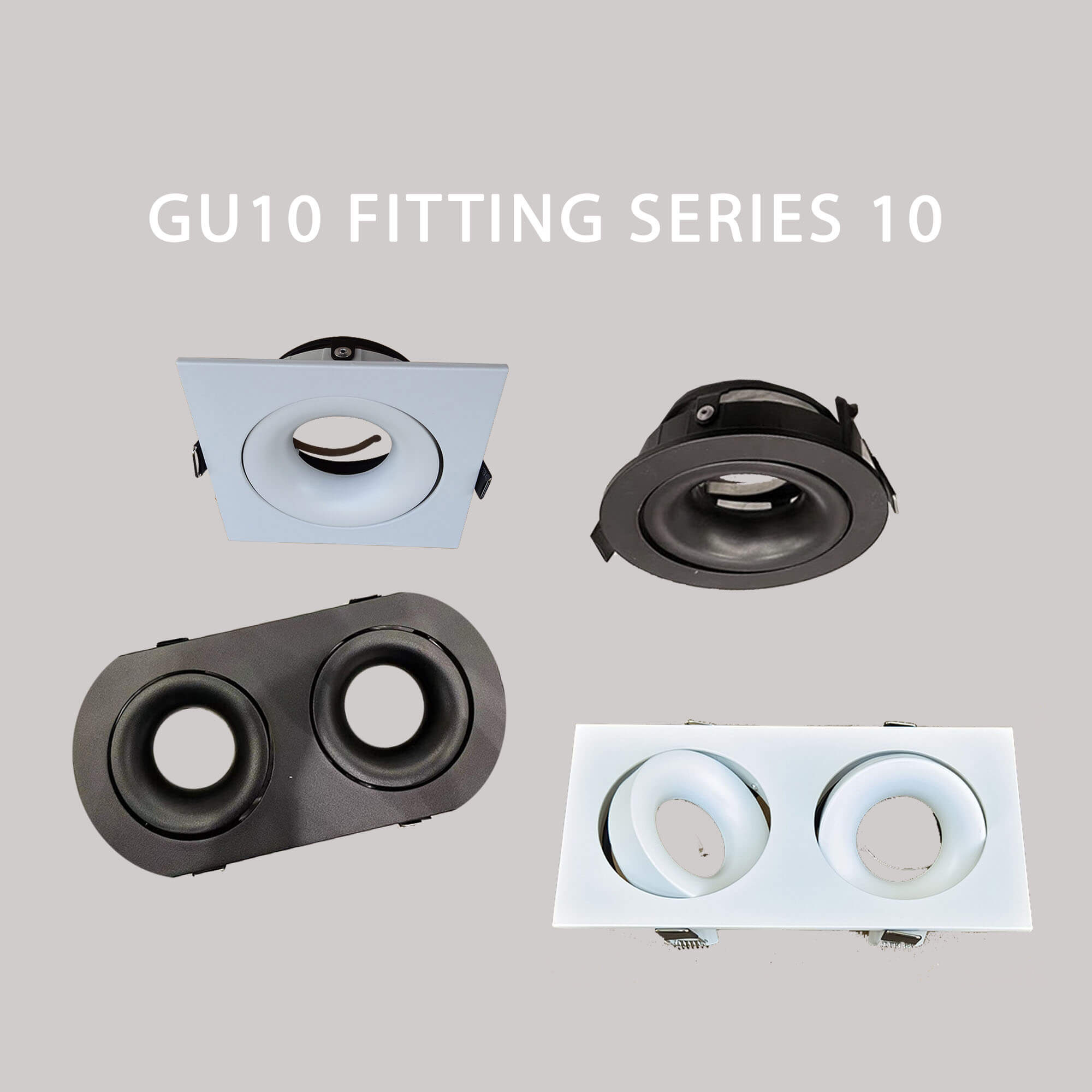 BK GU10 Recessed Spot Light Fitting-10 Without Bulb – DELIGHT ...