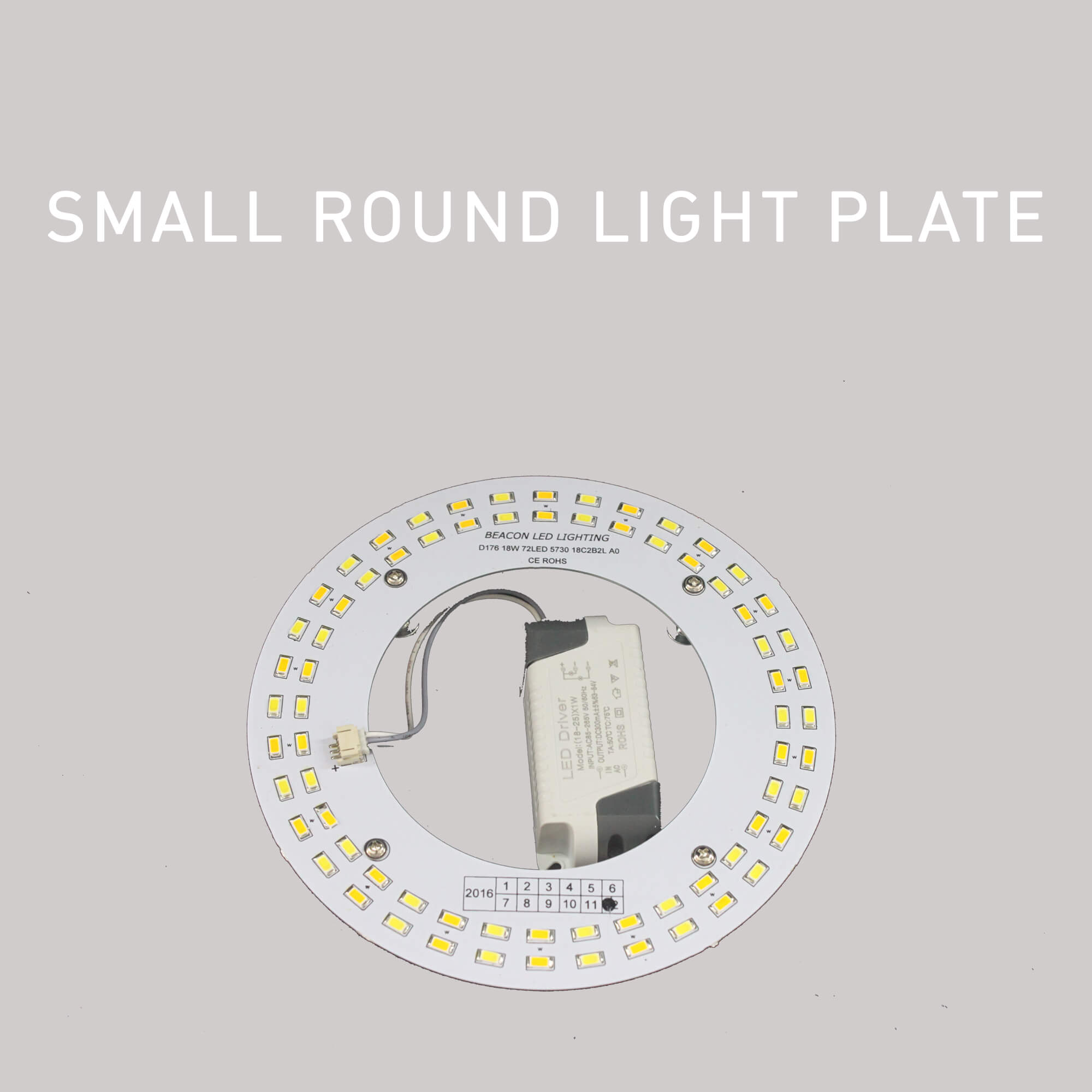 BK IP20 18W 185-265V Tri Color Small Round Light Plate – DELIGHT ...