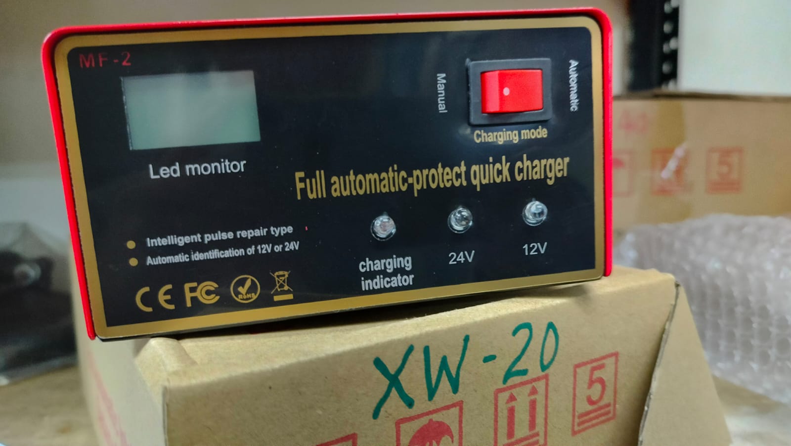 XW-20 12/24v 10A 110v/230VAC Automatic Battery Charger – DELIGHT OptoElectronics Pte. Ltd