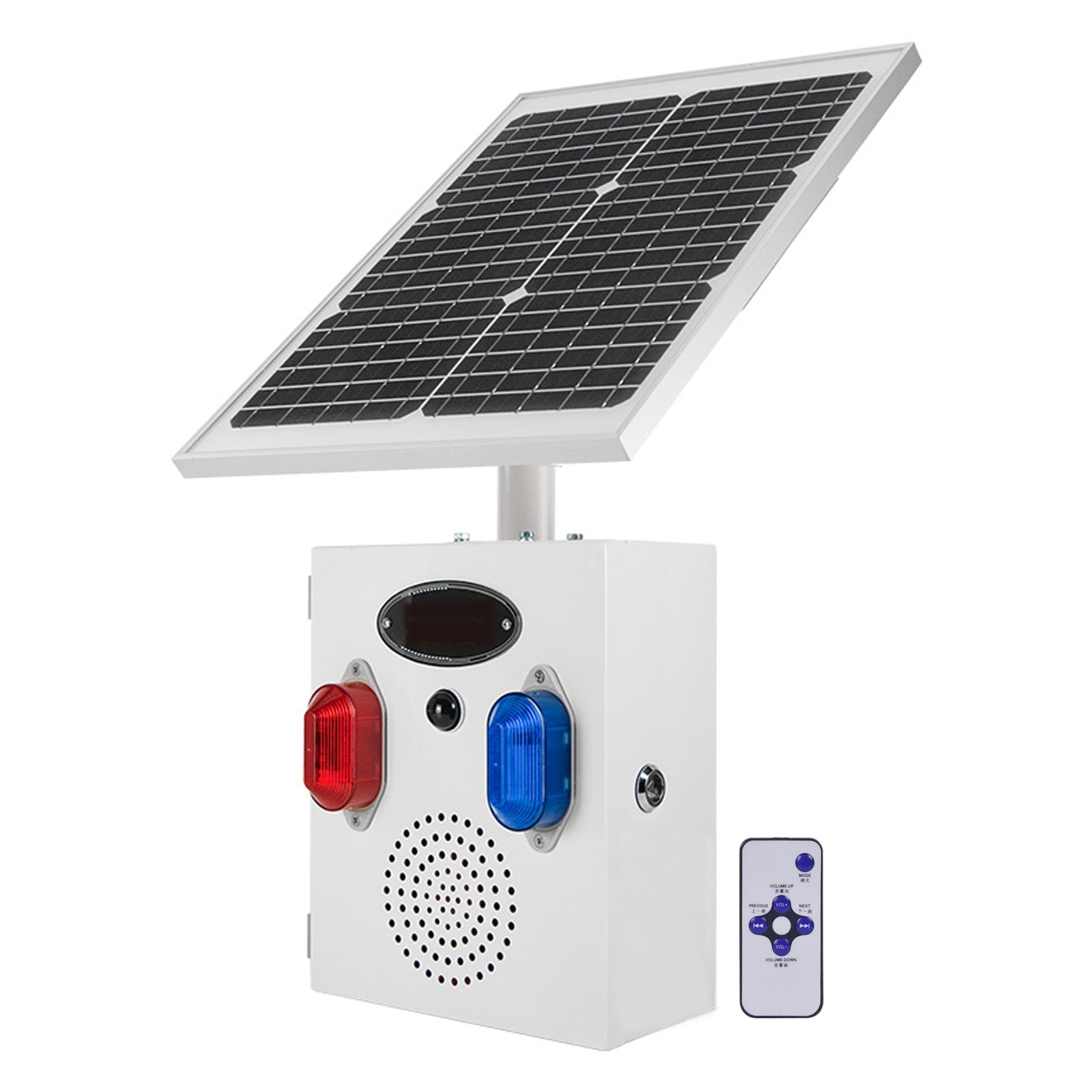 YASONG Solar Motion Sensor Alarm Siren Outdoor Waterproof Motion Detec ...