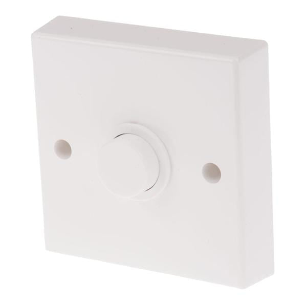 CP Electronics White Flush Mount Push Button Light Switch - Delight ...